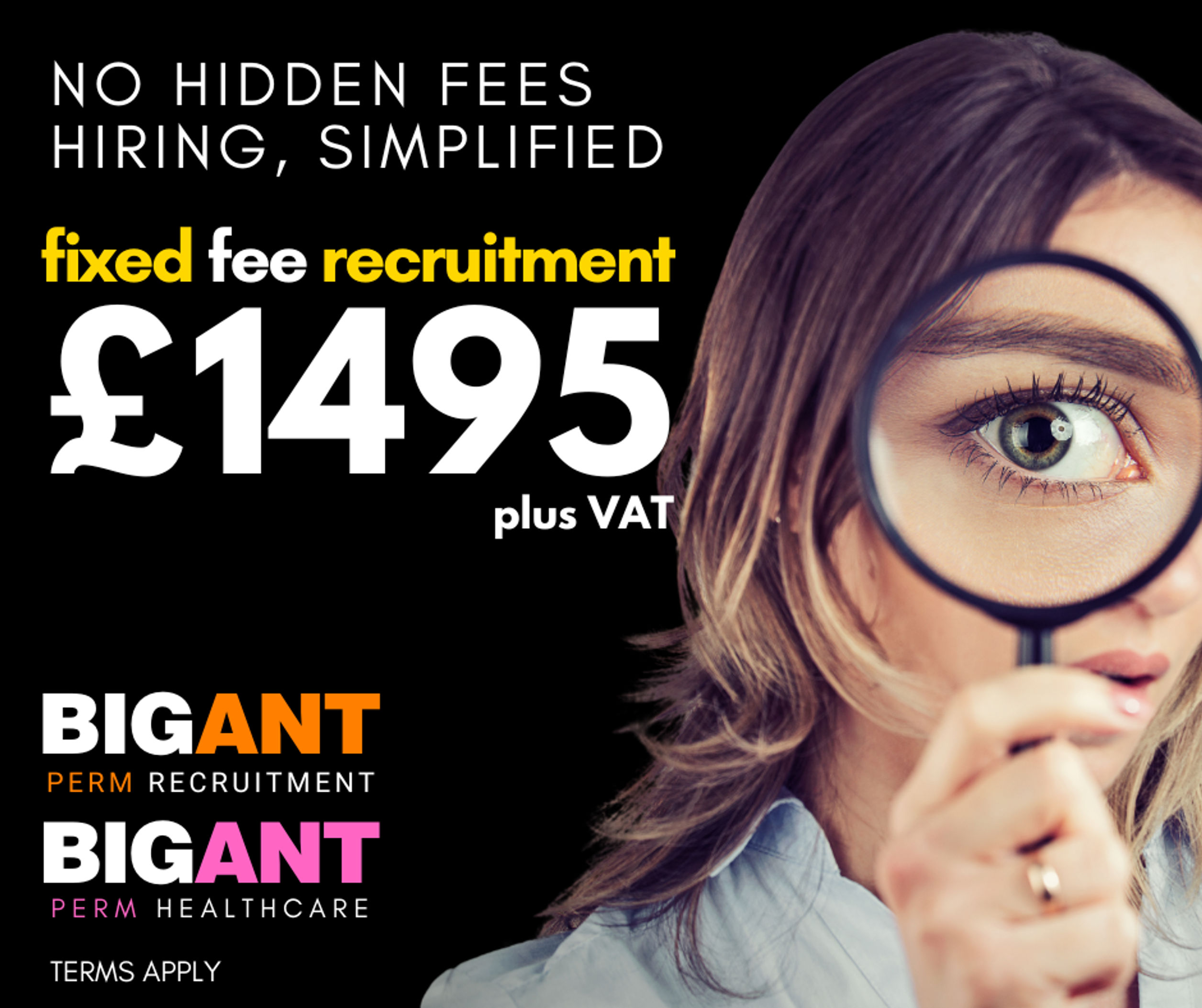 How Fixed Fee Recruitment for just £1,495 + VAT can help you
